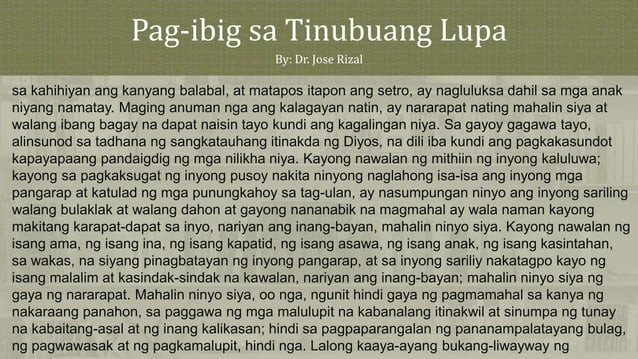 El Amor Patrio | PPTX