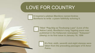 El Amor Patrio | PPTX