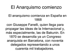 El anarquismo | PPT