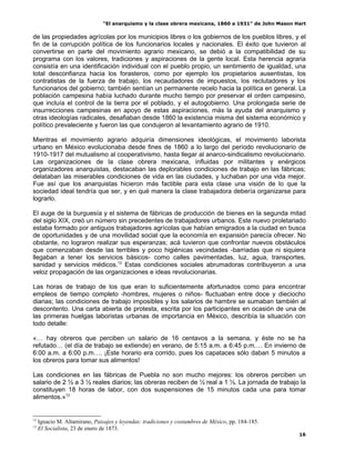El Anarquismo Y La Clase Obrera Mexicana, 1860 A 1931 John M. Hart | DOC