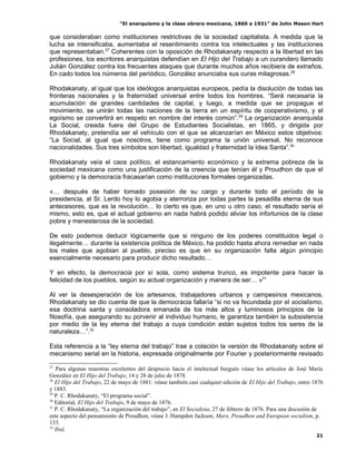 El Anarquismo Y La Clase Obrera Mexicana, 1860 A 1931 John M. Hart | DOC