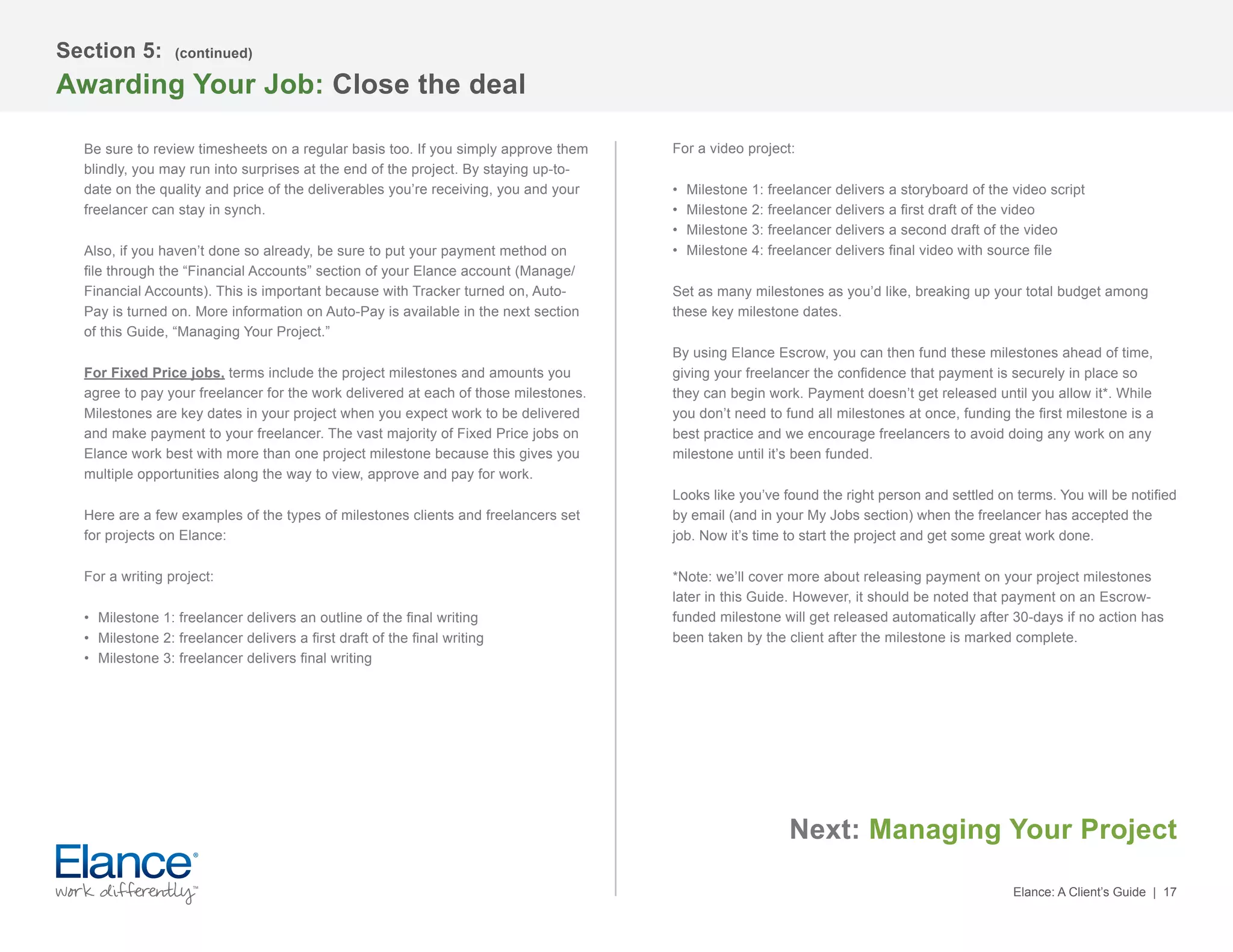 Elance Client Guide | PPT