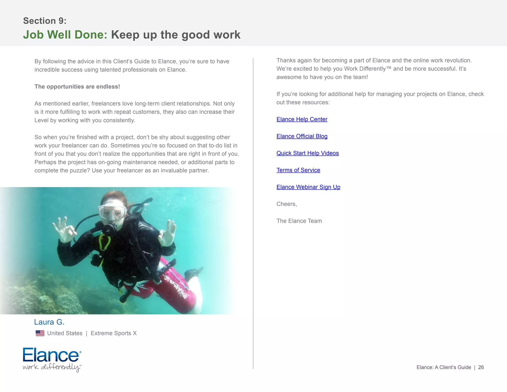 Elance Client Guide | PPT