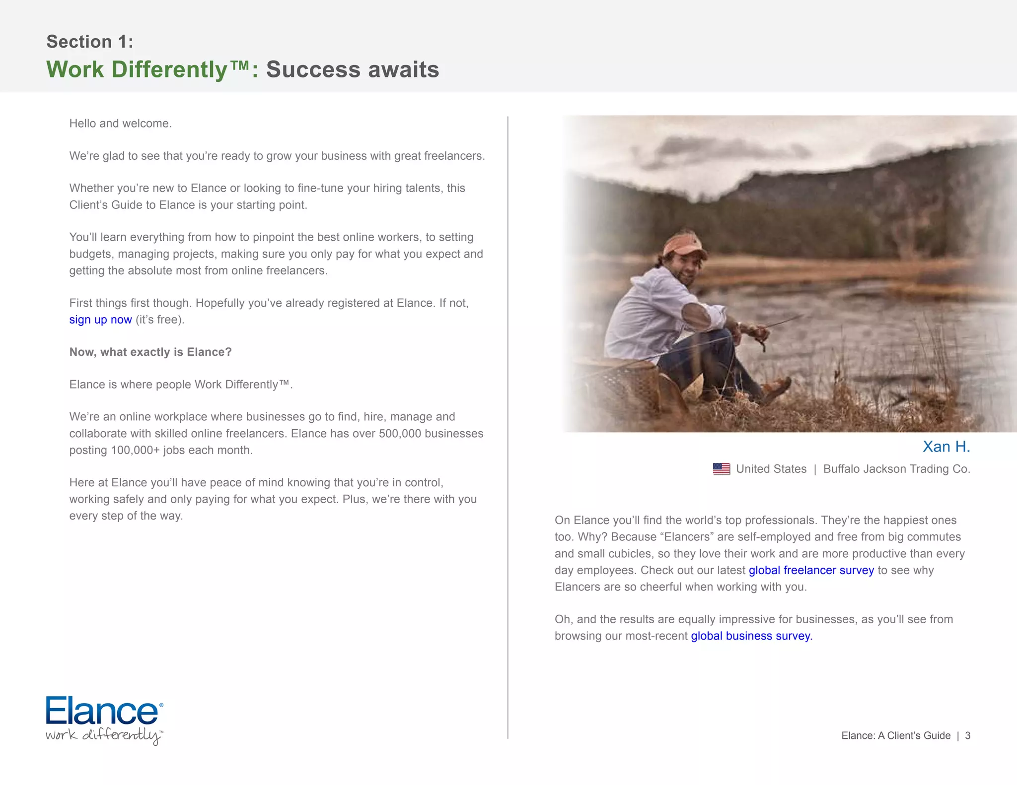 Elance Client Guide | PPT