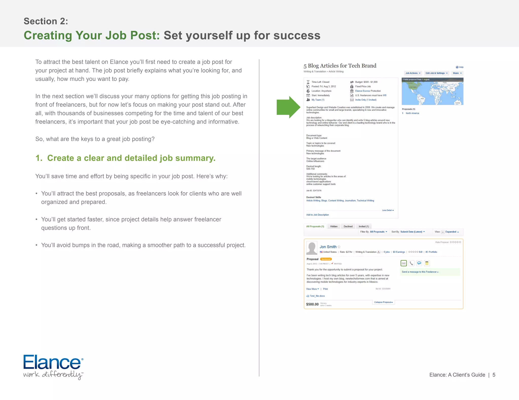 Elance Client Guide | PPT