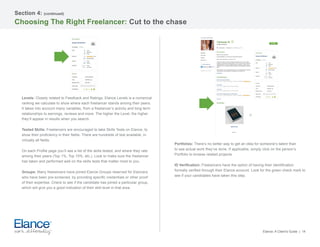 Elance Client Guide | PPT