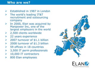 Elan Presentation2009 | PPT