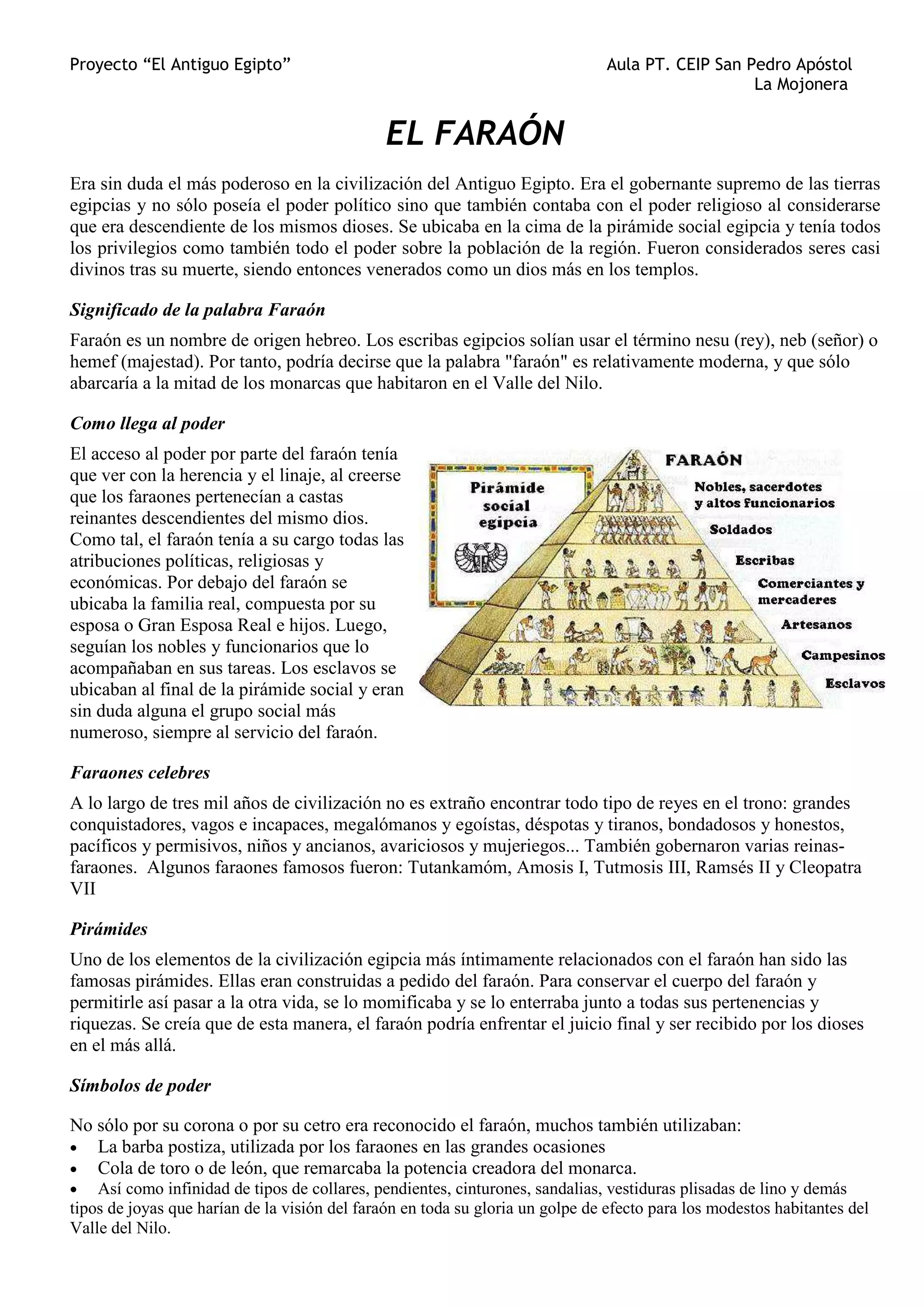 El Antiguo Egipto | PDF