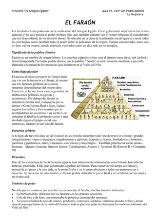 El Antiguo Egipto | PDF