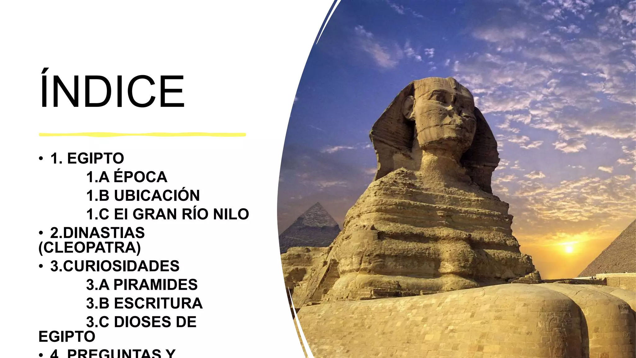 El antiguo Egipto | PPTX