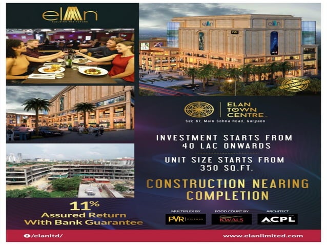 Elan town centre sector 67 gurgaon +91-9873498205 | PDF