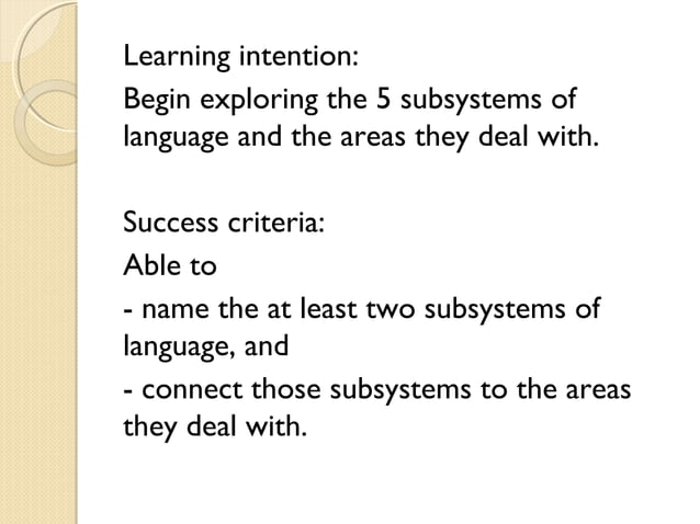 L1 - Introduction to English Language | PPT