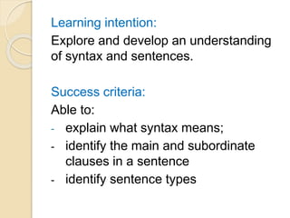 Ch 4.3 Syntax | PPTX