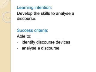 Ch 4.4 Discourse | PPTX