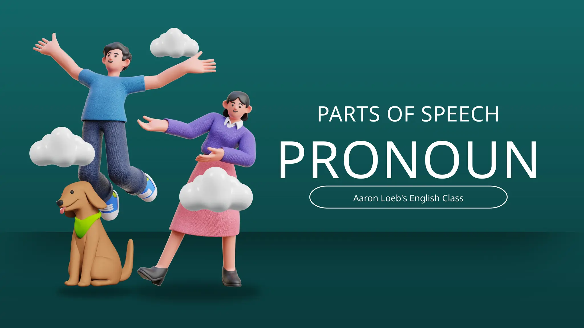 Parts of Speech Pronoun Educational .pptx