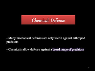 INSECT DEFENSE MECHANISM | PPTX