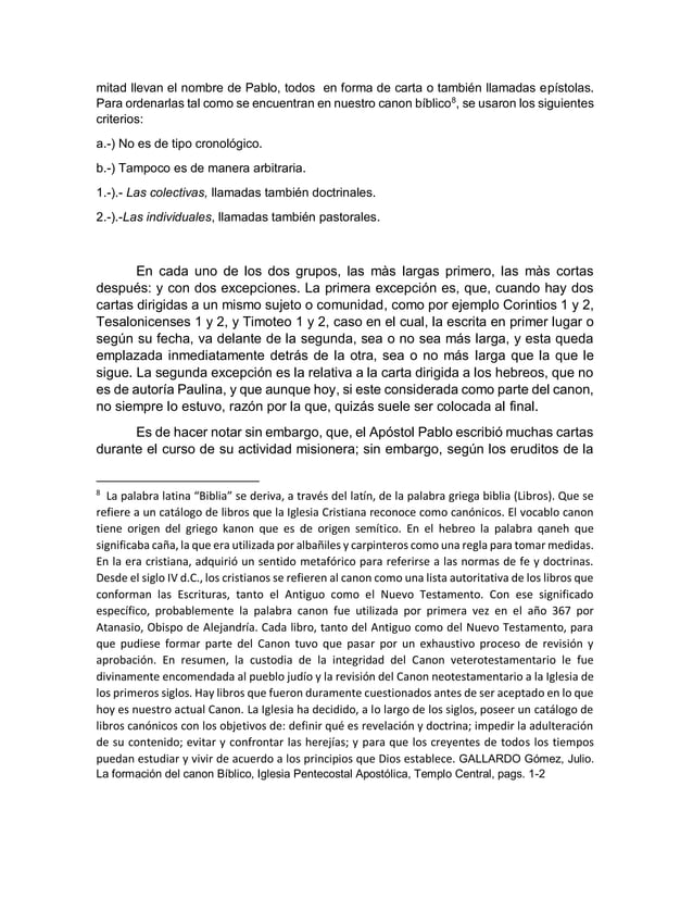 El Apostol Pablo Y Sus Epistolas Pdf