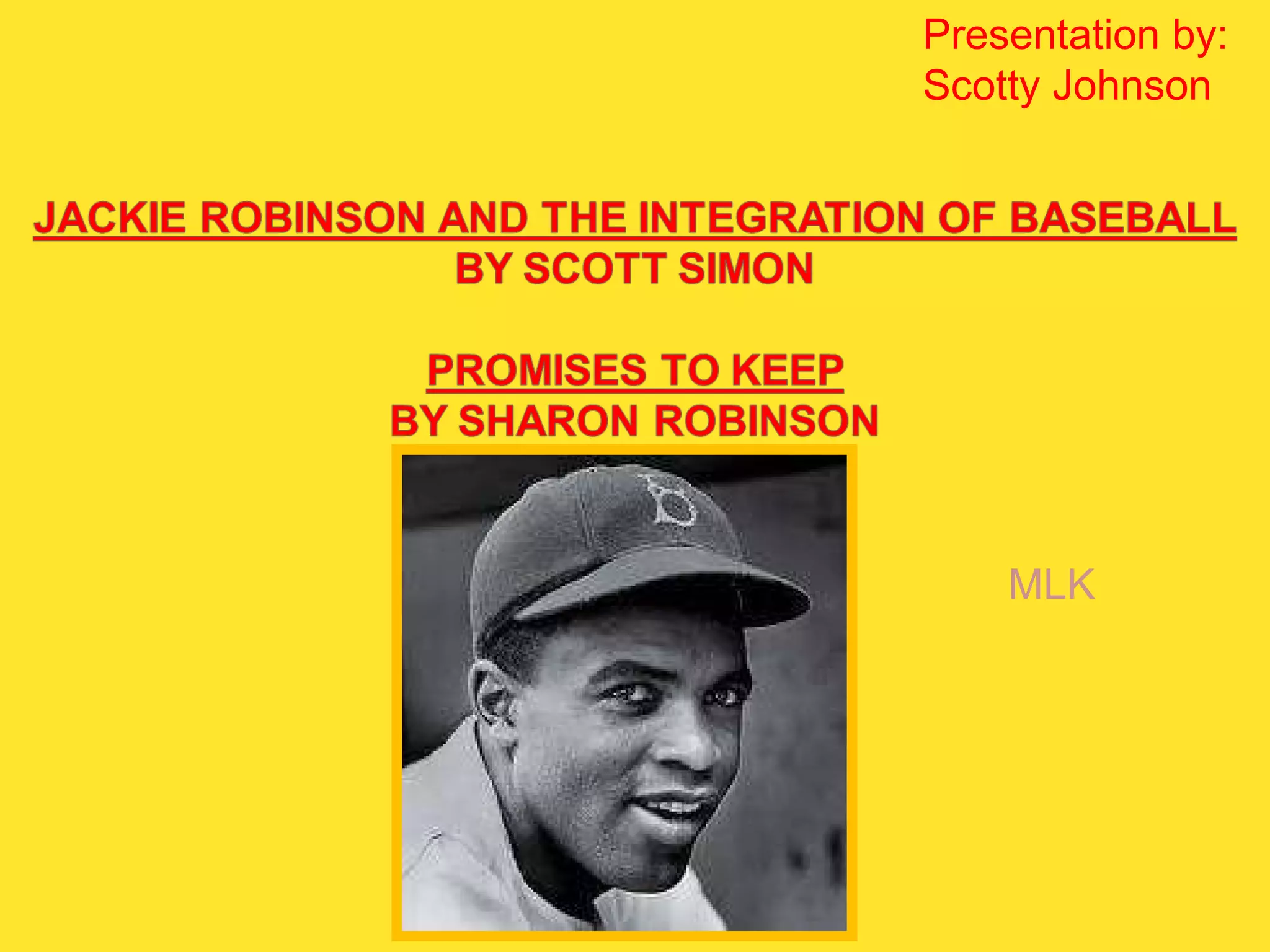 Robinson courage project8 | PPT | Baseball | Sports