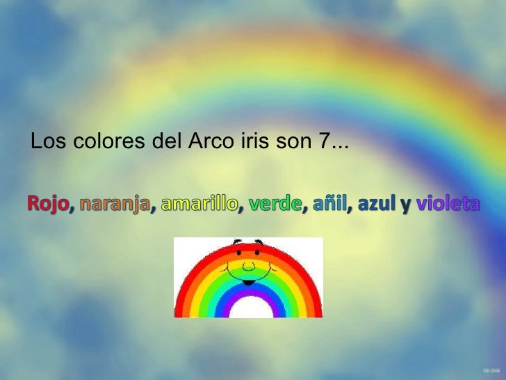 Cuales Son Los Colores Del Arcoiris Colores En Orden Colores Del