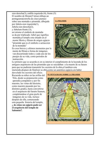 El arquitecto egipcio de nombre desconocido del templo de ihvh | PDF