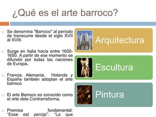 El arte barroco | PPTX