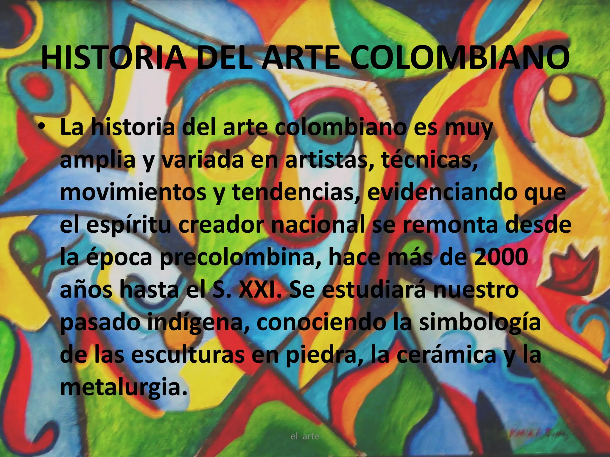 El arte colombiano | PDF
