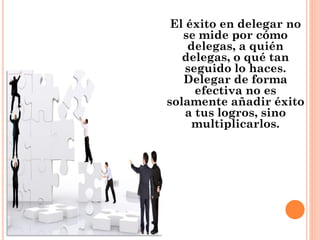 El arte de delegar el trabajo | PDF