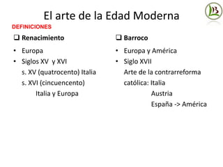 El arte de la edad moderna | PDF