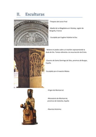 El Arte Romanico - 2º ESO | PDF