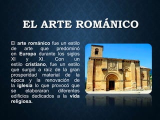 El arte romanico | PPTX