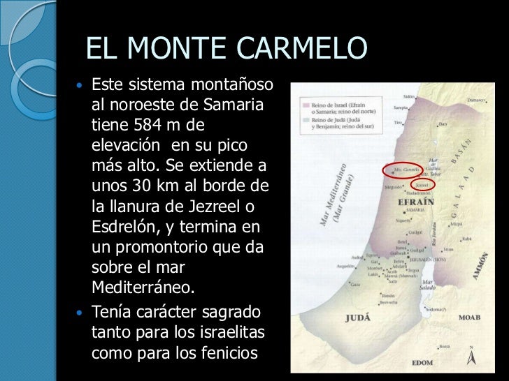 Elías en el monte carmelo