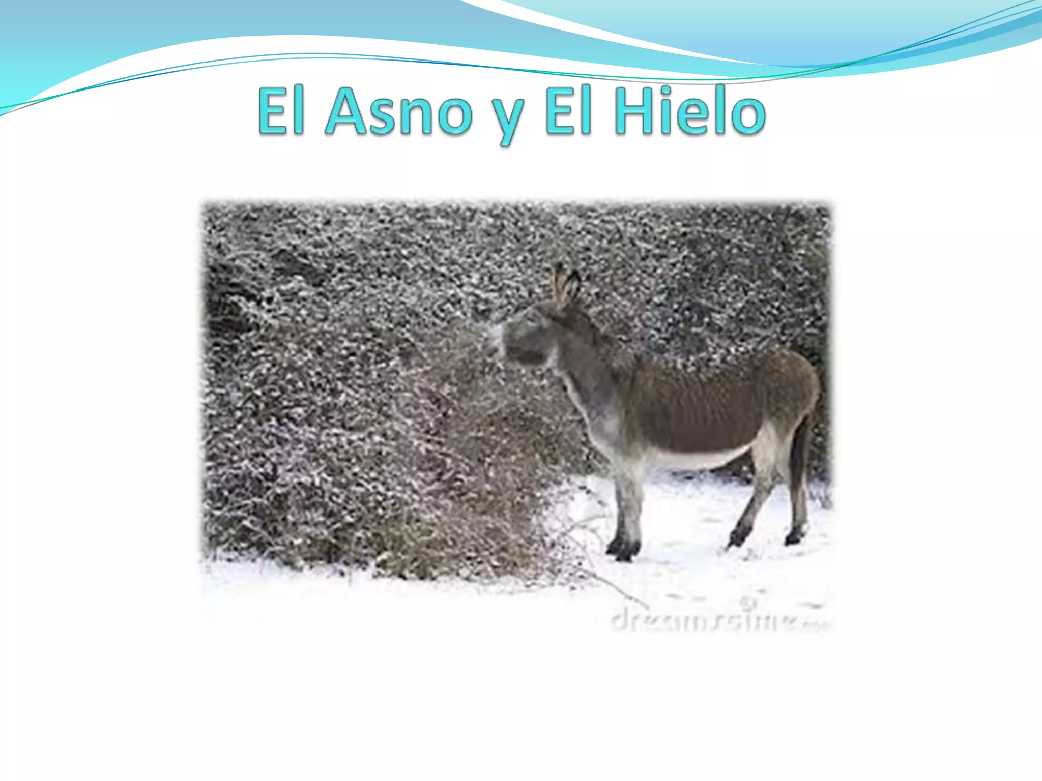 El asno y el hielo | PPTX