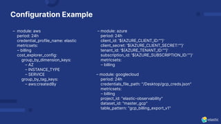 Monitor multi-cloud deployments with Elastic Observability | PPT