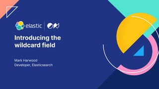 Elasticsearch: Introducing the wildcard field | PDF