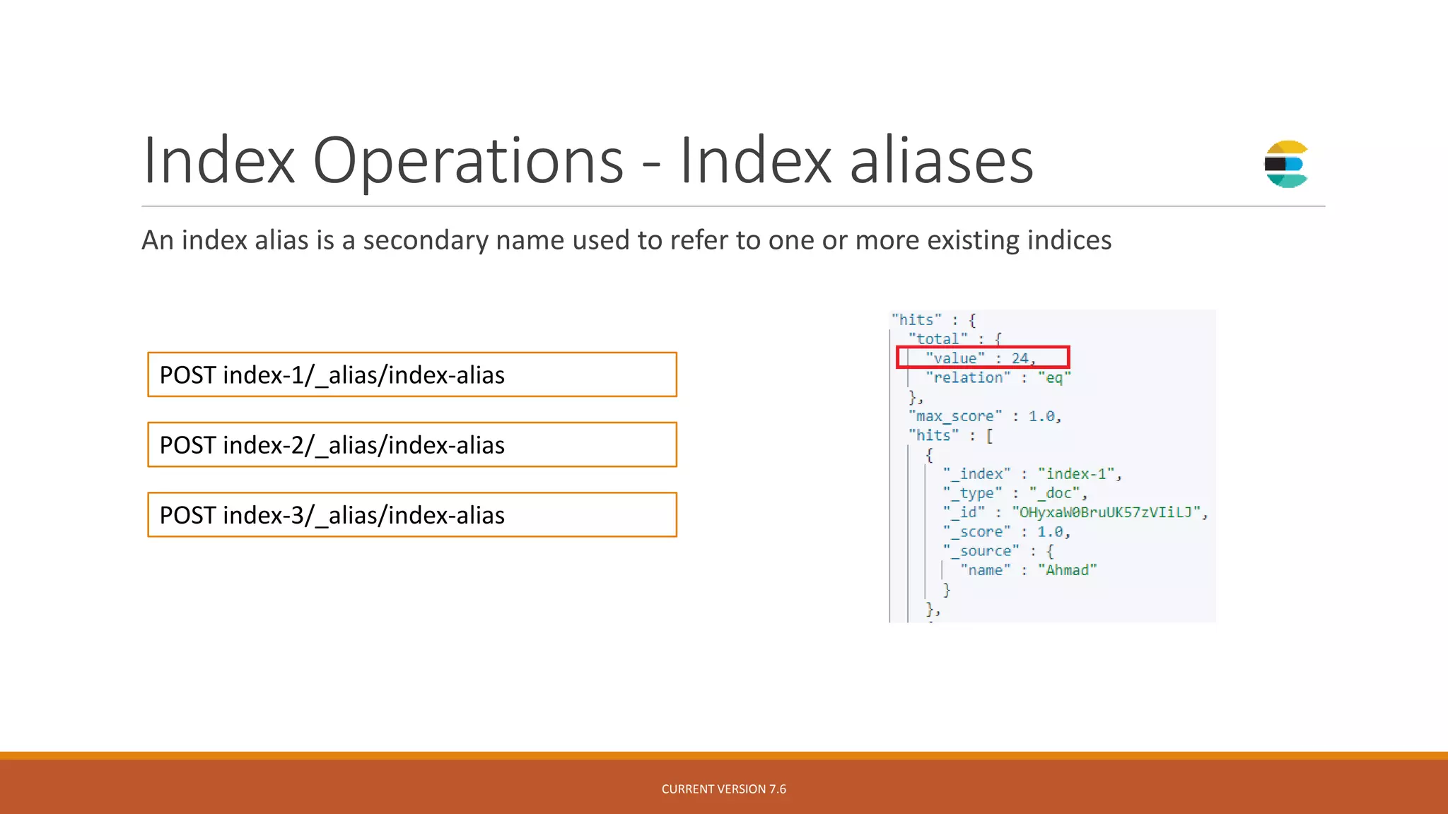 Elastic 101 index operations | PPTX | Databases | Computer Software and Applications