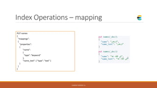 Elastic 101 index operations | PPTX | Databases | Computer Software and Applications