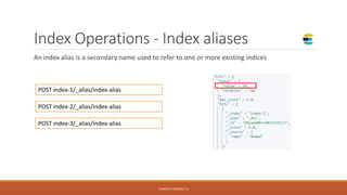Elastic 101 index operations | PPTX | Databases | Computer Software and Applications