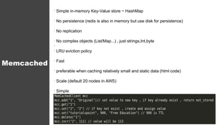Memcached | PPT