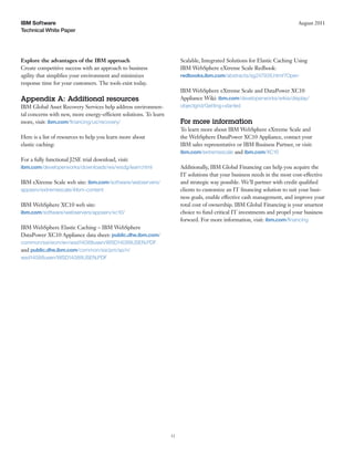 Elastic caching for scalability, dynamic growth and performance | PDF
