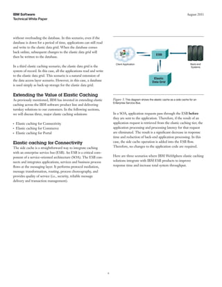 Elastic caching for scalability, dynamic growth and performance | PDF
