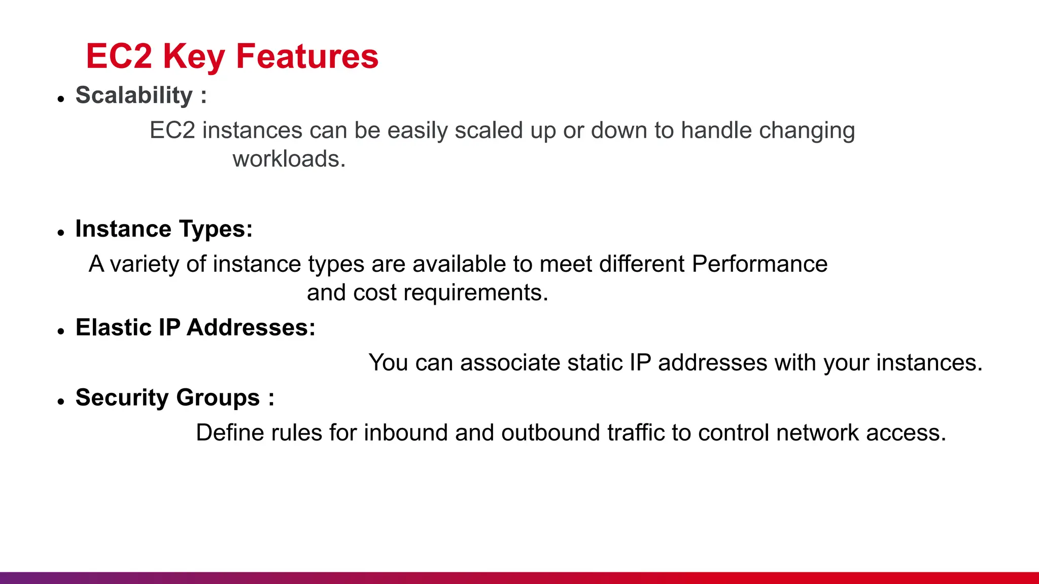 Elastic Compute Cloud (EC2) on AWS Presentation | PPTX