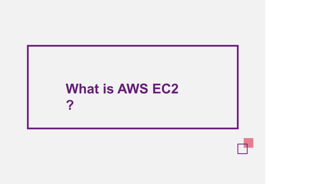 Elastic Compute Cloud Ec2 On Aws Presentation Ppt