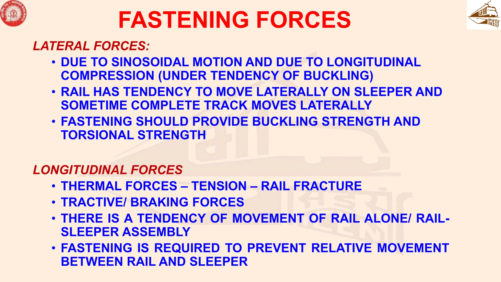 Elastic fastenings in Modern Track structure railway .pptx