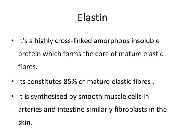 Elastic fibres | PPTX | Genetics | Science