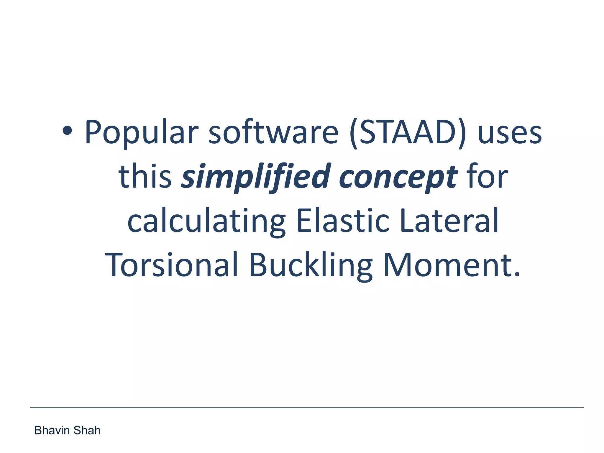 Elastic flexural torsional buckling | PPTX | Business Accounting ...