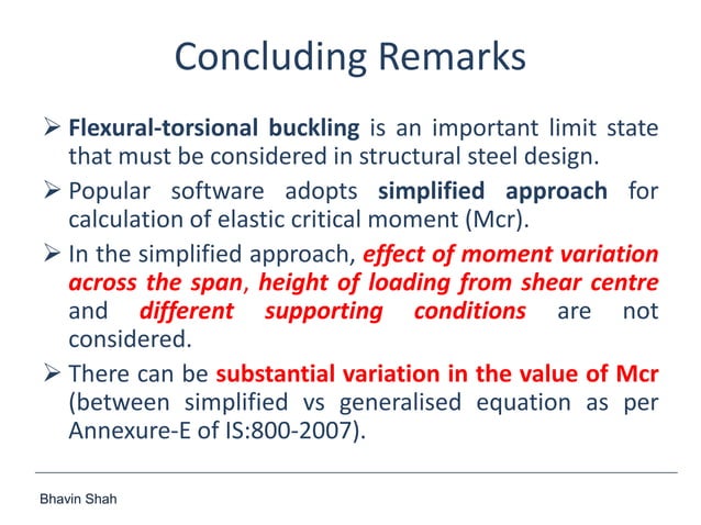 Elastic flexural torsional buckling | PPTX | Business Accounting ...