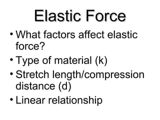 Elastic force | PPT