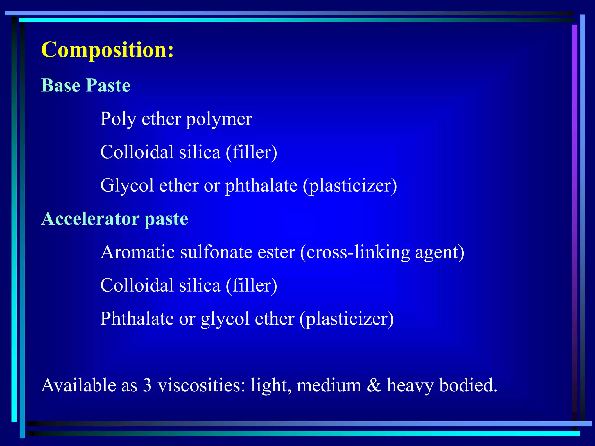 elastic impression materials.ppt