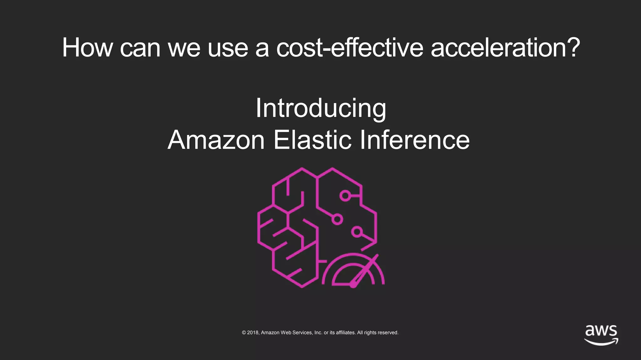 Deep Learning Acceleration With Amazon Elastic Inference Ppt