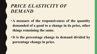 ELASTICITIES OF DEMAND & SUPPLY, MARKET STRUCTURES.pptx